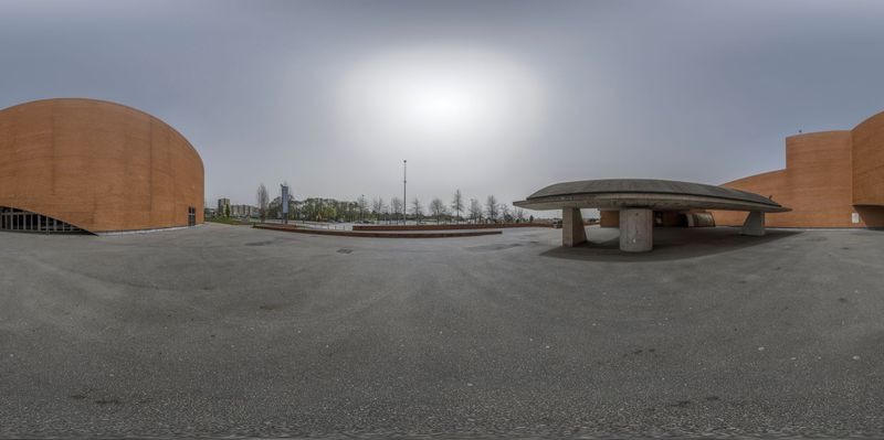 Modern Architecture of a Concert Hall in Porto, Portugal HDRi Maps and ...