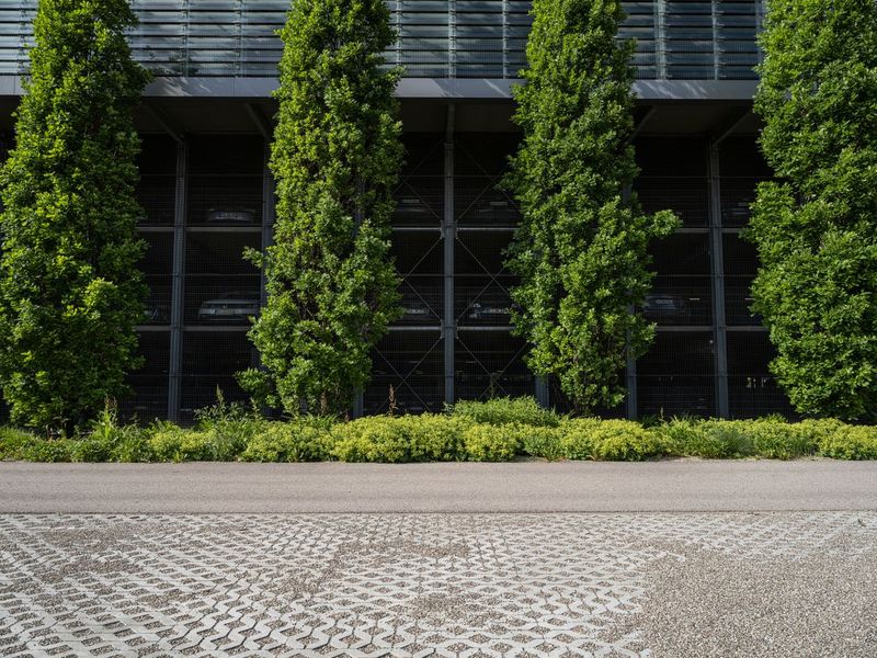 Modern Architecture in Germany: Grass-Covered Parking Deck HDRi Maps ...
