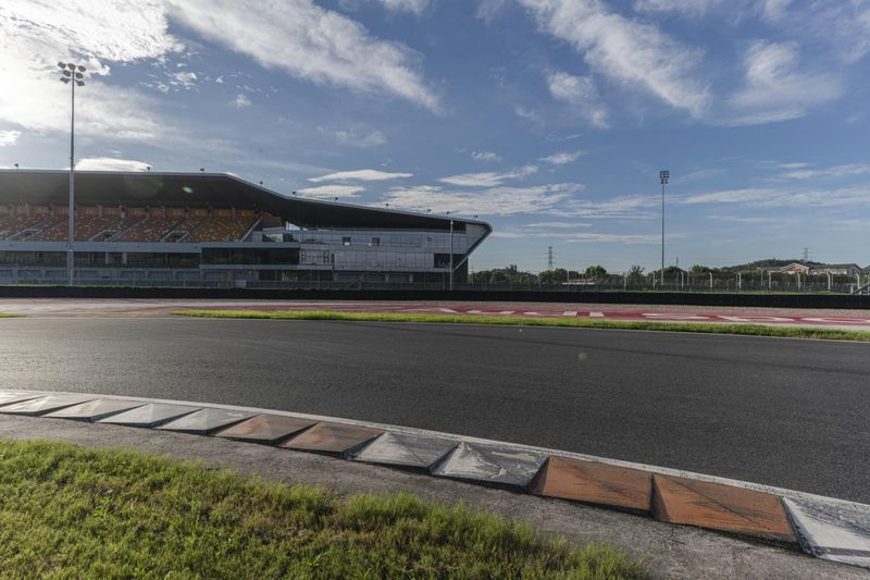 Modern Architecture on Racing Track in Suzhou HDRi Maps and Backplates