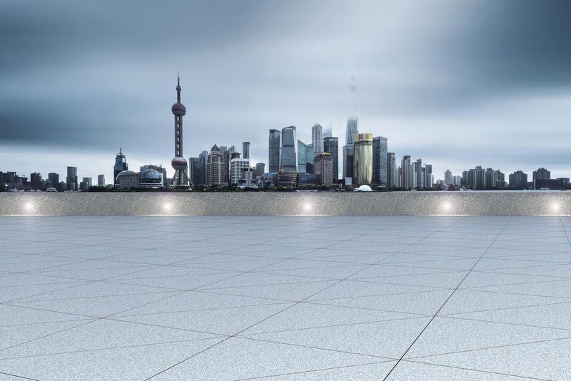 Modern Architecture in Shanghai: China Cityscape HDRi Maps and Backplates