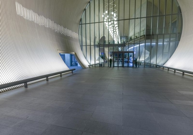 Modern Architecture in Shanghai: Glass Building HDRi Maps and Backplates