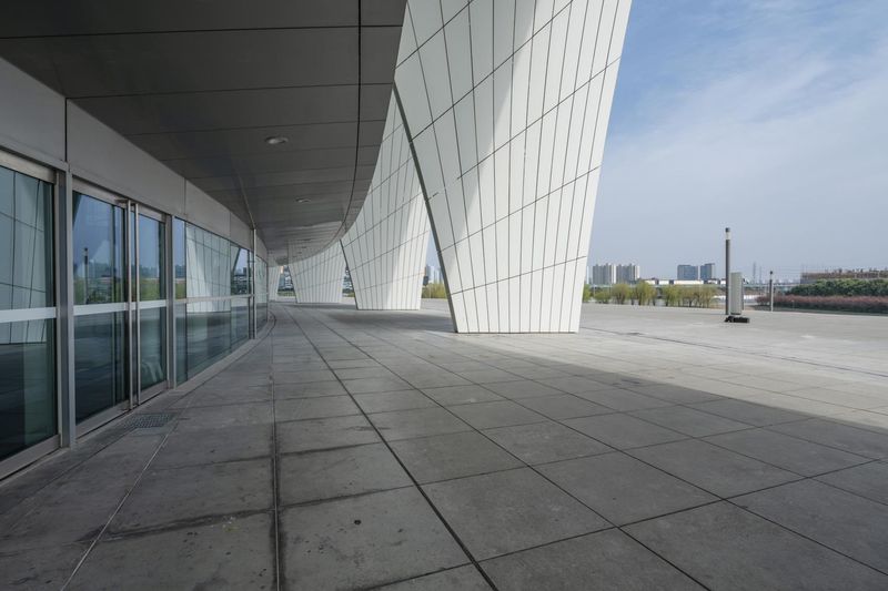 Modern Architecture Skyscraper in Shanghai, China HDRi Maps and Backplates