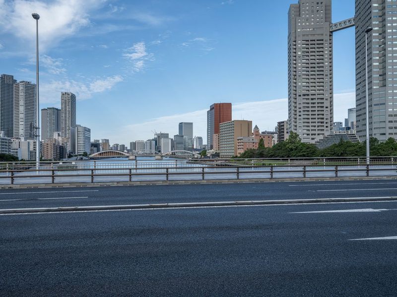 Modern Architecture in Tokyo, Japan's Cityscape HDRi Maps and Backplates