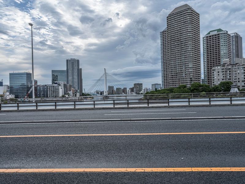 Modern Architecture in Tokyo, Japan: Cityscape at Dawn HDRi Maps and ...
