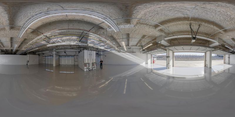 Inside a Modern Building: Architecture and Glass Windows HDRi Maps and ...