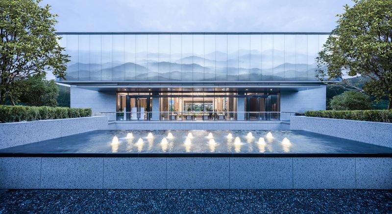 Modern Building Landscape in Ezhou, China HDRi Maps and Backplates