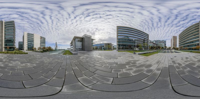 Modern Building Plaza in Lisbon: A Showcase of Architecture HDRi Maps ...
