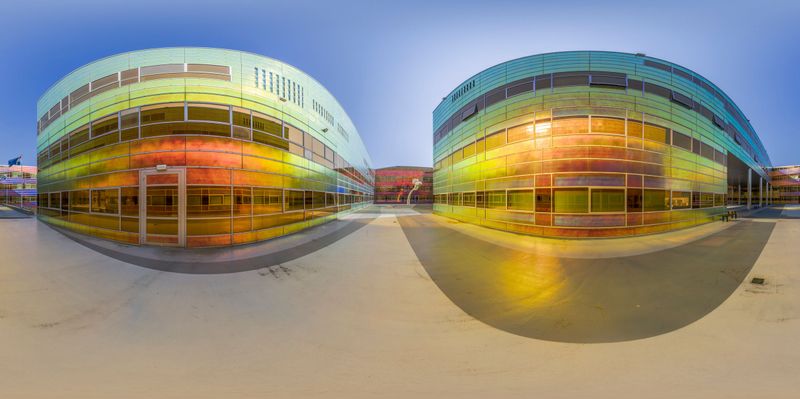 Modern Buildings in Holland's Business District - HDRi Maps and Backplates