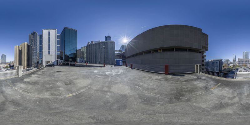 Modern Business District in Atlanta, Georgia HDRi Maps and Backplates