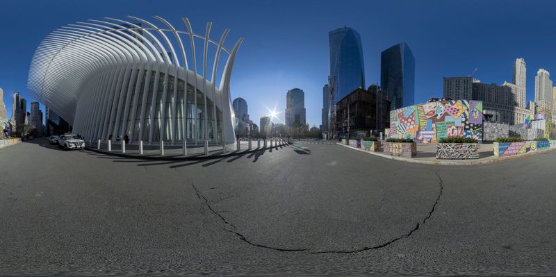 Modern Cityscape of Manhattan, New York HDRi Maps and Backplates