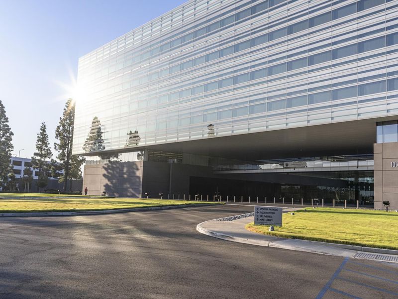 Modern Glass Building Corporate Headquarters HDRi Maps and Backplates