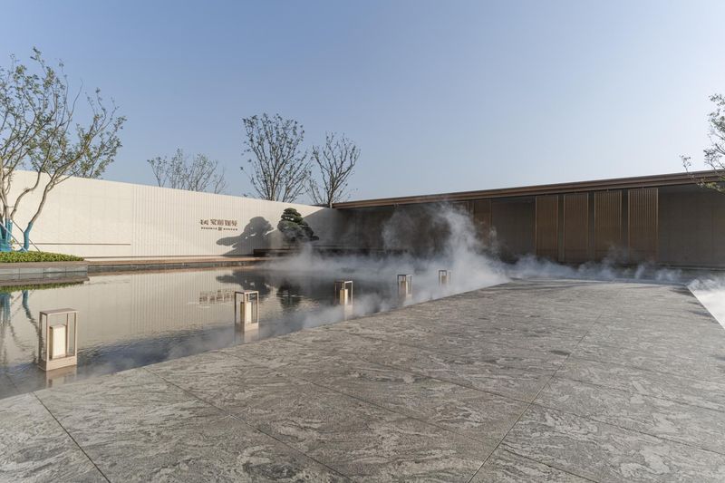 Modern Residential Complex with Outdoor Swimming Area HDRi Maps and ...