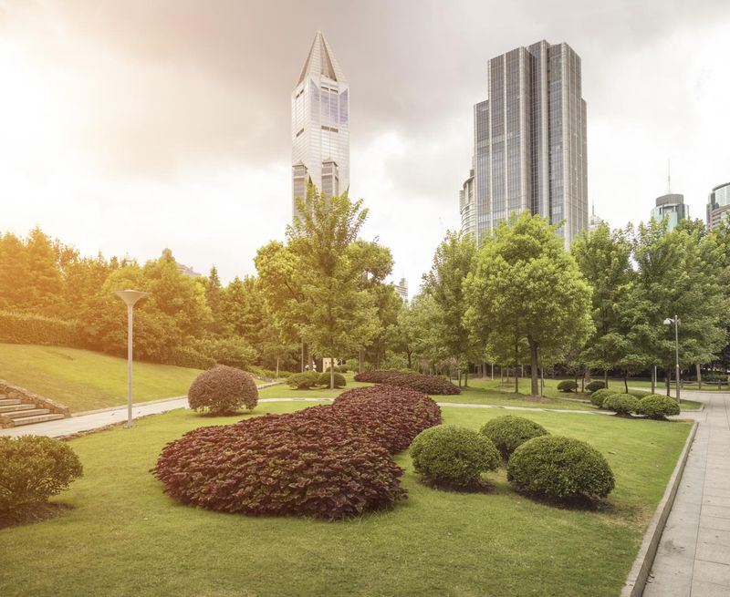 Modern Architecture in Shanghai HDRi Maps and Backplates