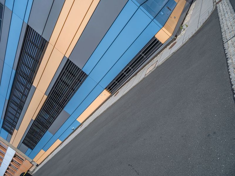 Modern Warehouse in Germany: Aerial View HDRi Maps and Backplates