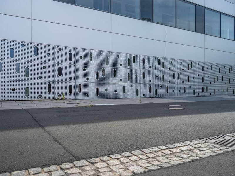 Modern Warehouse in Germany's Urban Area HDRi Maps and Backplates