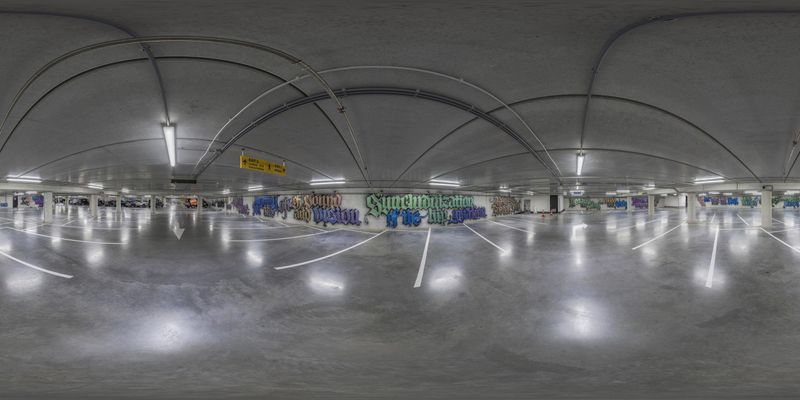 Modern Warehouse Space in Holland HDRi Maps and Backplates