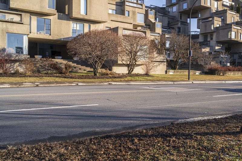 Montreal, Quebec: Modern Architecture on Residential Street