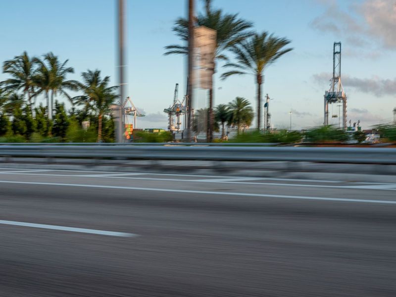 Motorcycle Ride in Miami Beach, Florida HDRi Maps and Backplates