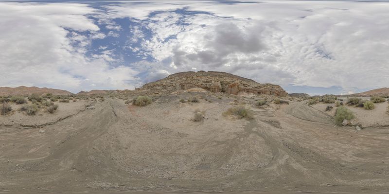 Mountain Formation in the California Desert HDRi Maps and Backplates