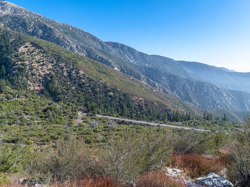 Mountain Road Aerial View Landscape HDRi Maps and Backplates