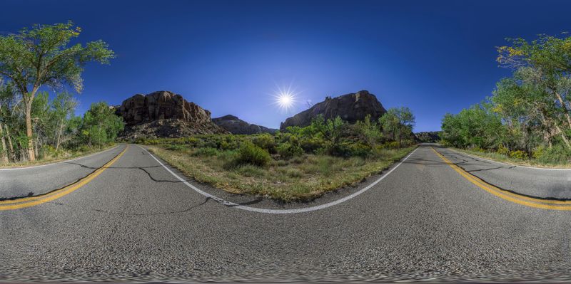 Mountain Road Motorcycle Ride: Immersed in Nature's Scenery HDRi Maps ...