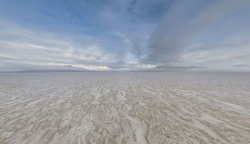 Natural Salt Formations in Utah: Mountainous View HDRi Maps and Backplates