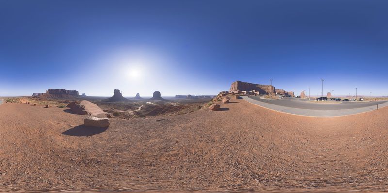 Nature's Gravel and Dirt Terrain in Utah HDRi Maps and Backplates