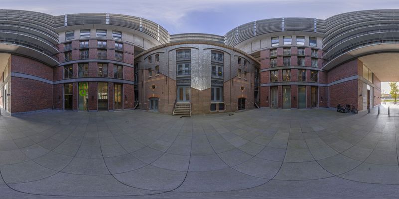 Circular Building with Glass Windows in the Netherlands HDRi Maps and ...