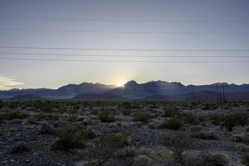 Nevada Off-Road Adventure: Desert Mountain Sunset HDRi Maps and Backplates