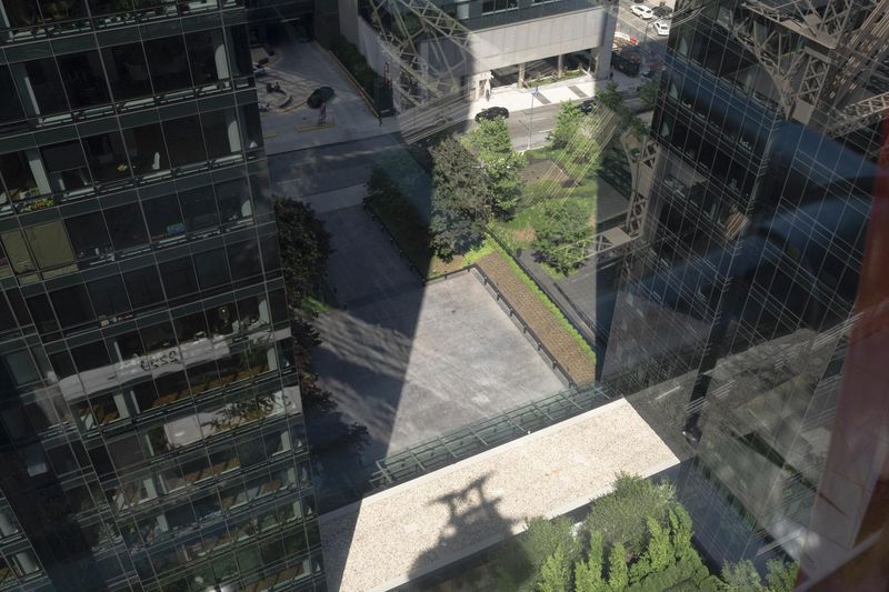 New York City Aerial View of Skyscrapers HDRi Maps and Backplates