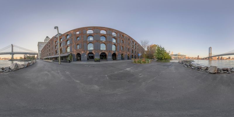 New York City Architecture by the Water HDRi Maps and Backplates