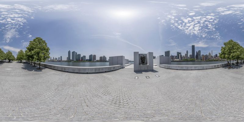 New York City Cityscape and Memorial: A Panoramic View HDRi Maps and ...