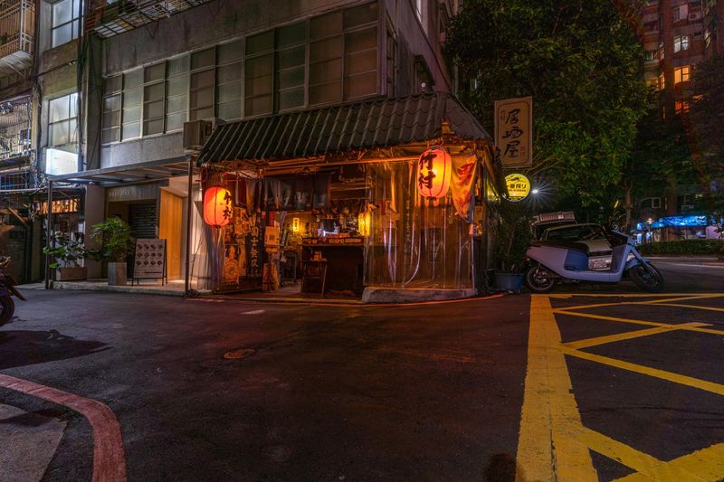 Night Cityscape of Taipei: Neon Lights Illuminate the City HDRi Maps ...