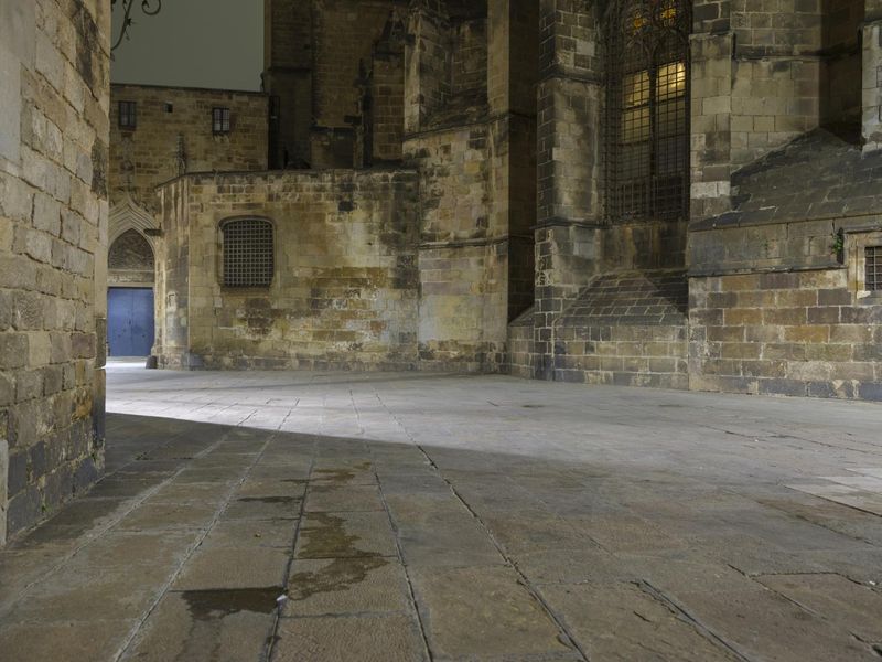 Night in Barcelona: Exploring the Gothic Architecture HDRi Maps and ...