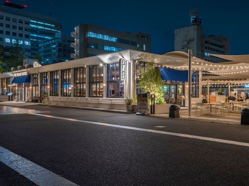 Night Time Cityscape in Japan HDRi Maps and Backplates