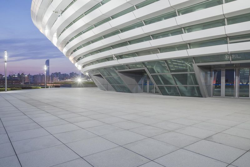 Night Time Skating in Shanghai City Park HDRi Maps and Backplates