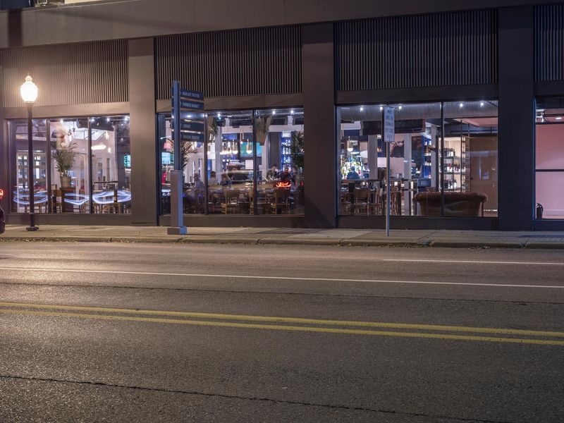 Nighttime Cityscape in Detroit HDRi Maps and Backplates