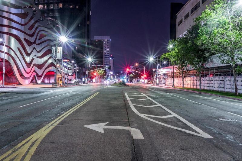 Nighttime Cityscape: Urban Lights Illuminating the City HDRi Maps and ...