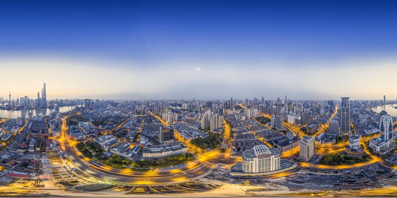 Nighttime Overview: Exploring the Metropolis of Shanghai HDRi Maps and ...