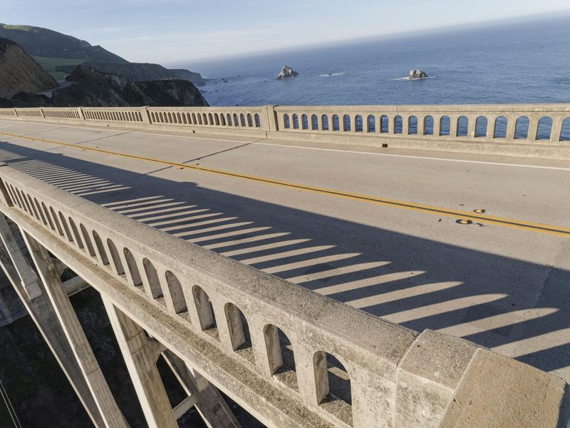 Ocean Shoreline with Infrastructure HDRi Maps and Backplates