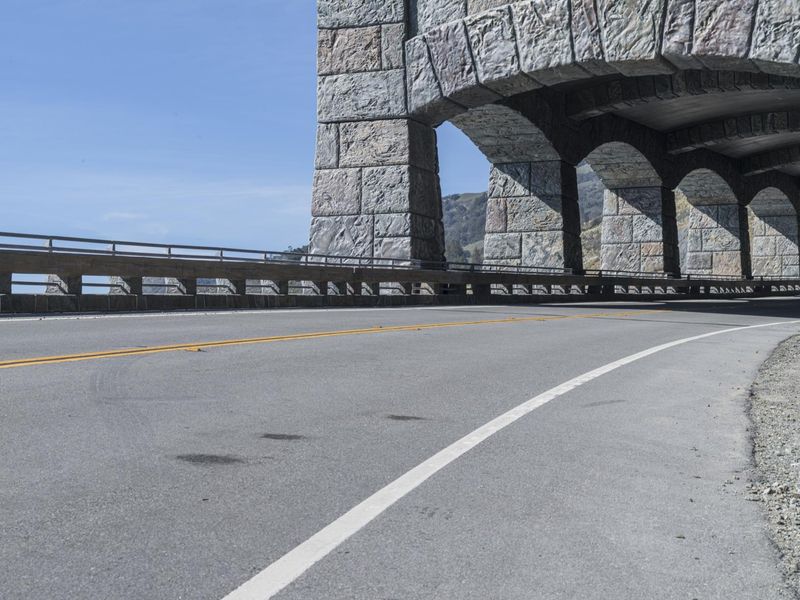 Bridge with Ocean View in Big Sur HDRi Maps and Backplates