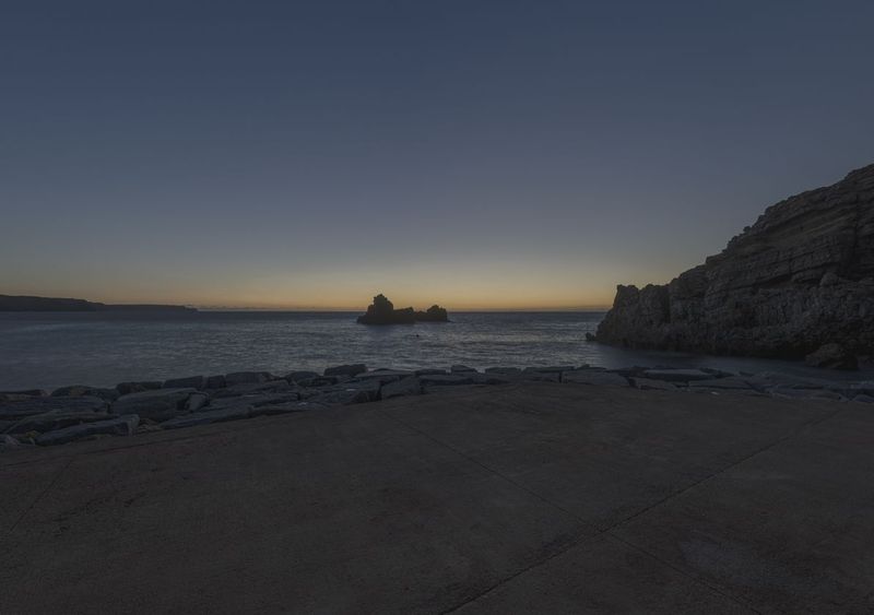 Sunset Ocean View with Rocks - Portugal HDRi Maps and Backplates