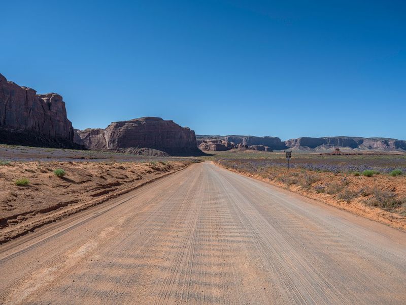 Off-Road Track in Arizona and Utah Landscape HDRi Maps and Backplates