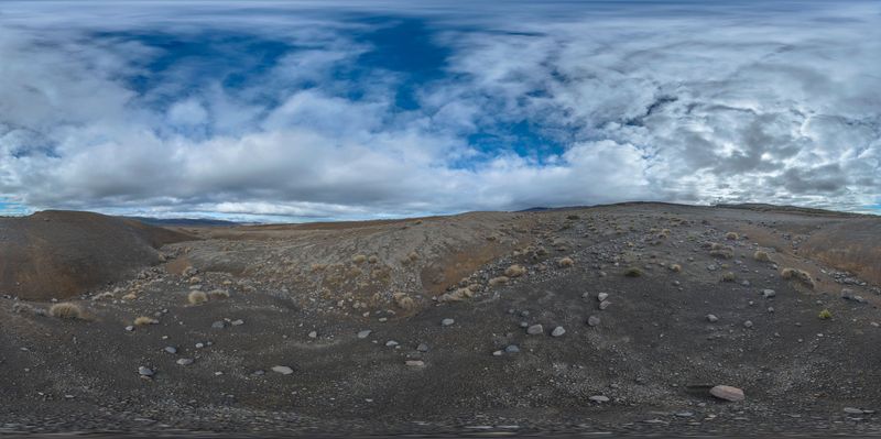 Off-Road Track in New Zealand: Through a Rugged Landscape HDRi Maps and ...