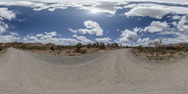 Off Road Adventure in Utah: Dirt and Gravel Tracks Through Nature HDRi ...
