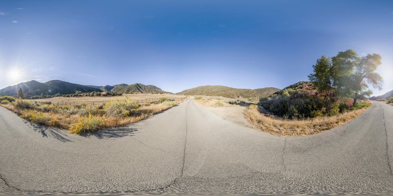 Ojai, California: Mountain Road Adventure - HDRi Maps and Backplates