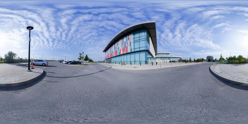 Ontario Building: A Parking Lot in a Mixed-Use Property HDRi Maps and ...