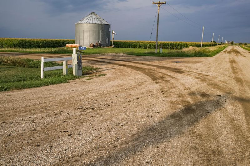 Open Fields in Farmland Iowa Country HDRi Maps and Backplates