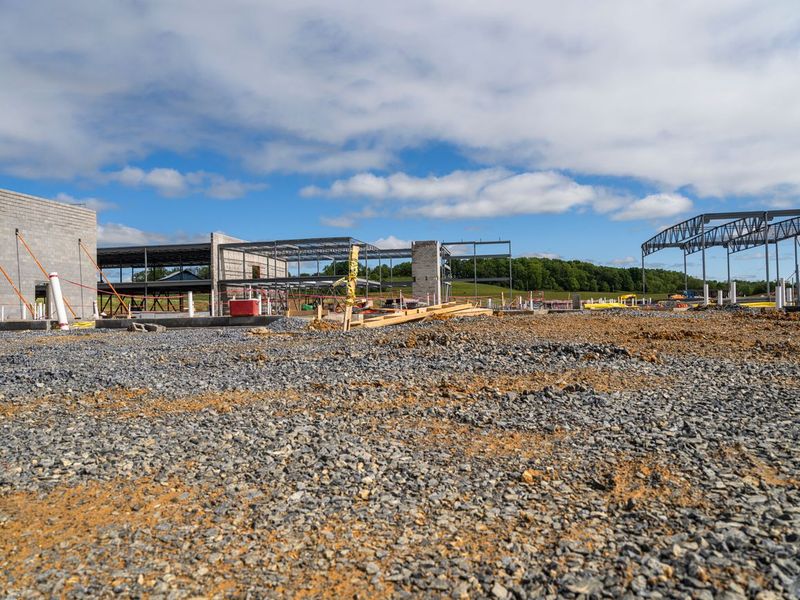 Open Space Construction Site with Clouds HDRi Maps and Backplates