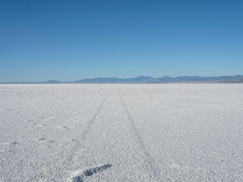 Open Space Desert Salt Surface